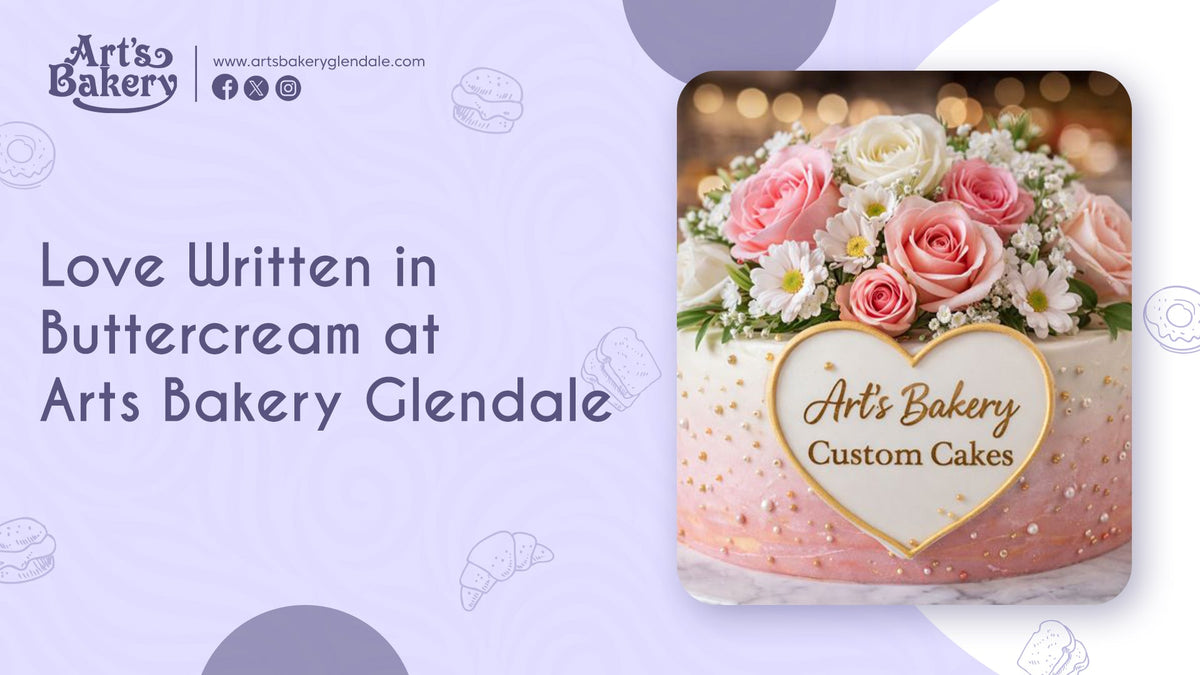 Art's Bakery Glendale | Love Written in Buttercream | Arts Bakery Glendale