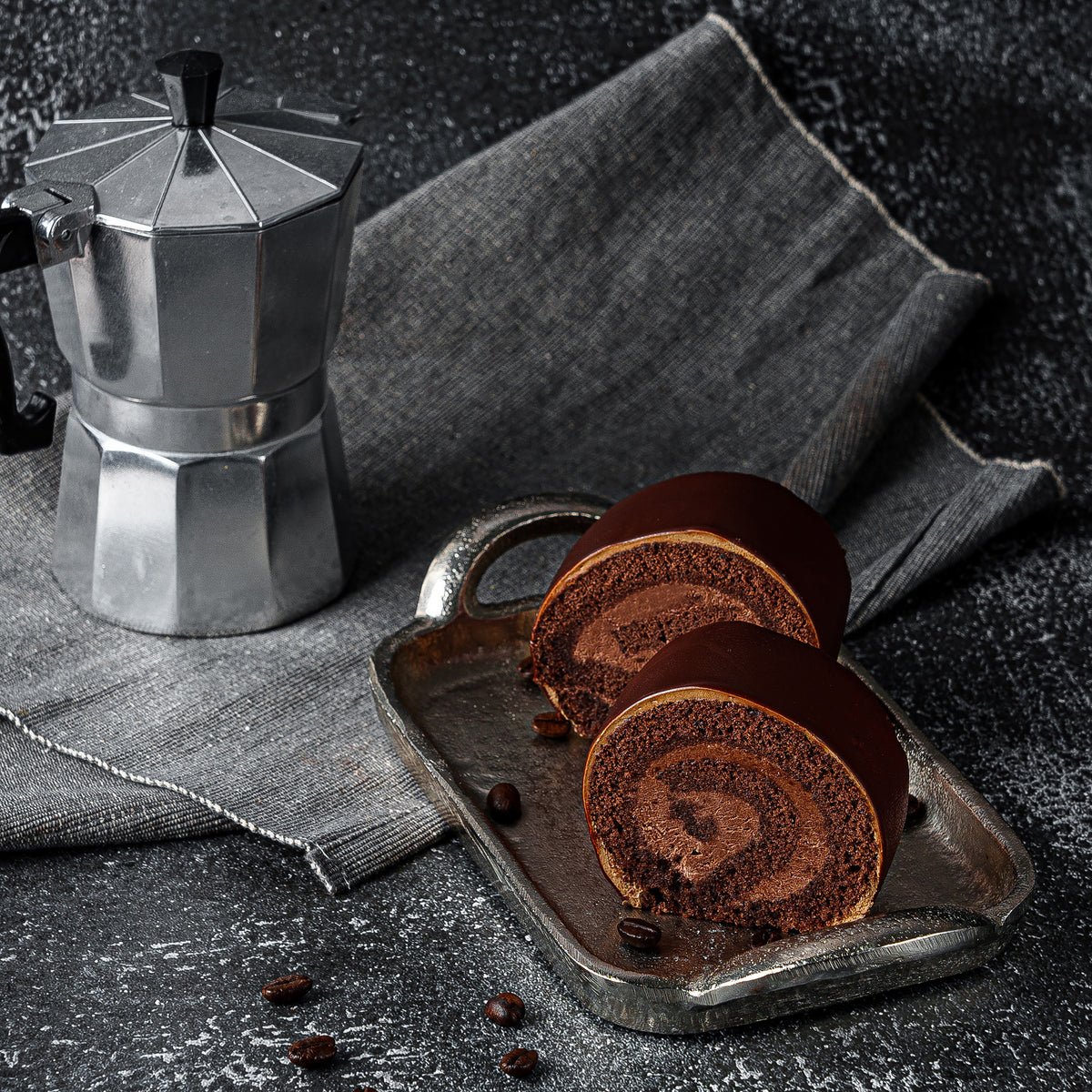 Art's Bakery Glendale | Chocolate roulette Slice