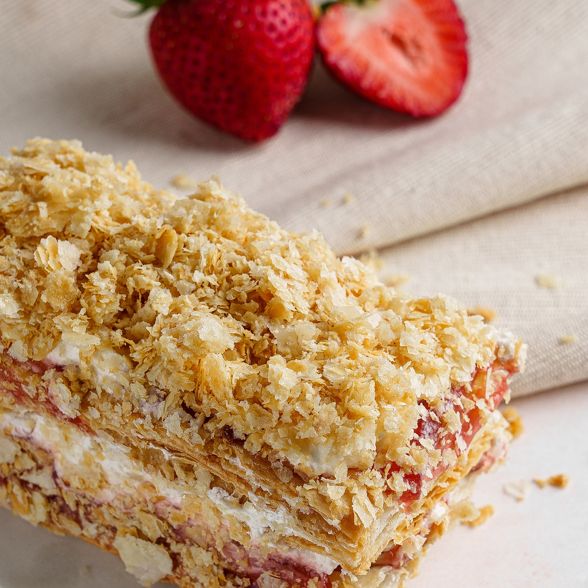 Art's Bakery Glendale | Raspberry Napoleon